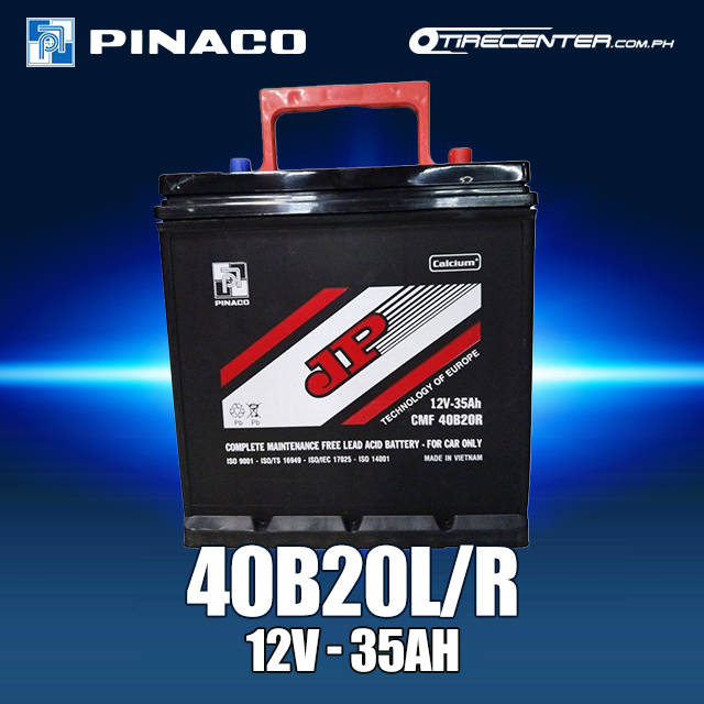 PINACO JP 40B20L / NS40L Maintenance Free Car Battery, 12V-35Ah ...