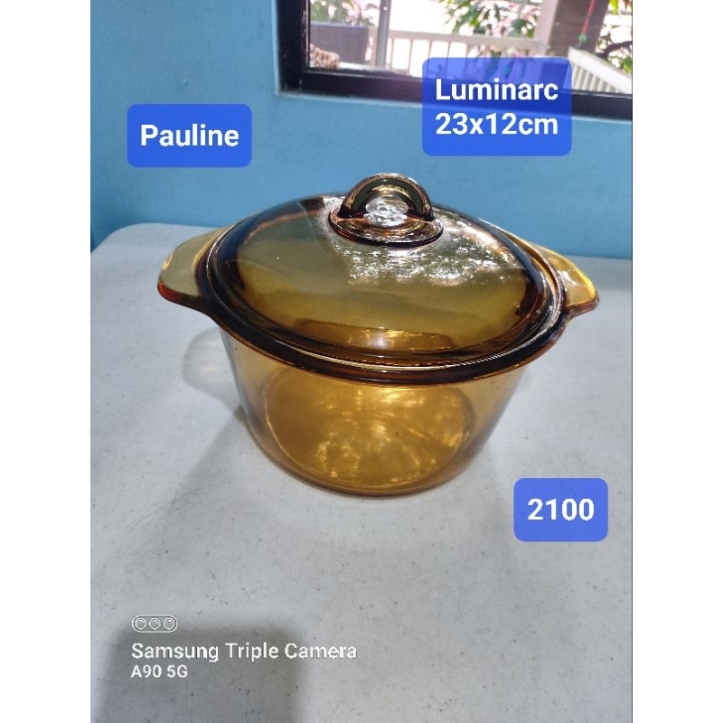 Luminarc Cookware 23x12cm (Pauline) | Shopee Philippines