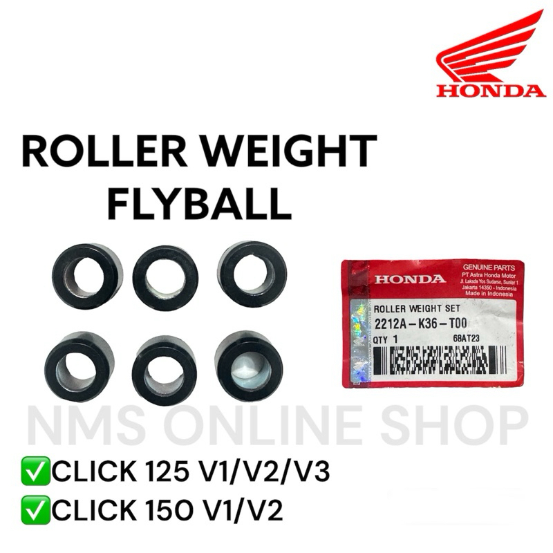Honda Click 125 150 Roller Weight / Flyball stock | Shopee Philippines
