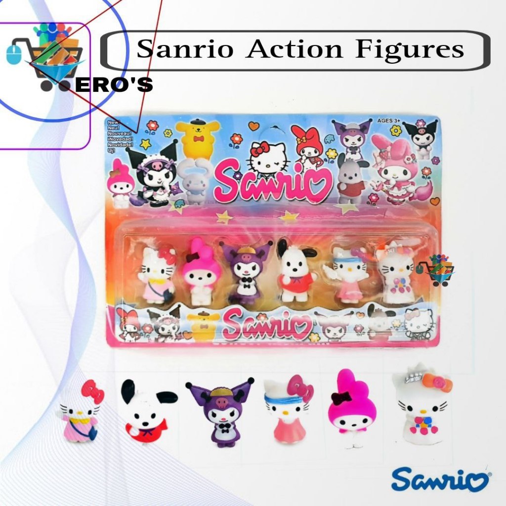 SANRIO Characters Action Figures Toy Set | Shopee Philippines