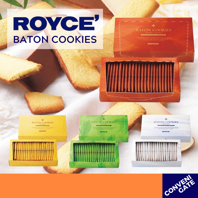 ROYCE BATON COOKIES Chocolate Coconuts / Hazelnut cocoa /Fromage ...