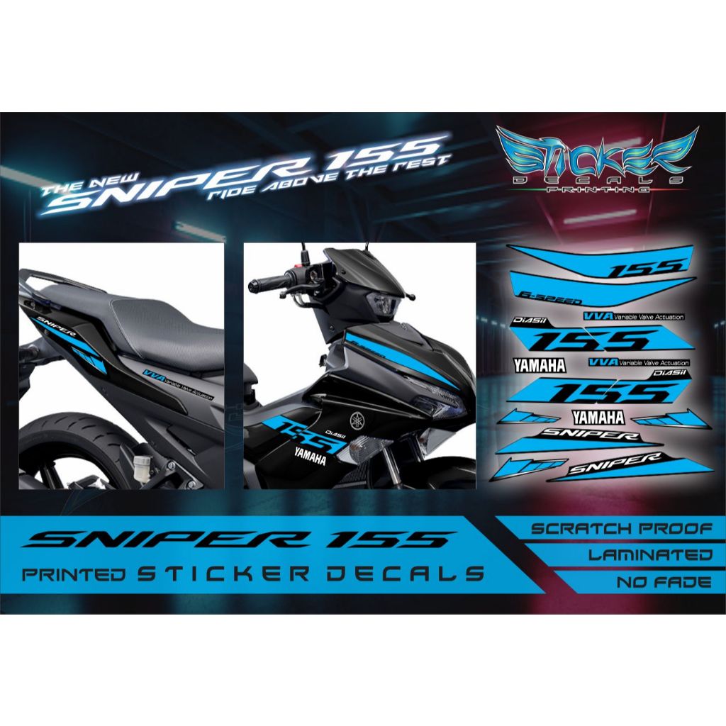 Sniper 155 Sticker Decals | Shopee Philippines