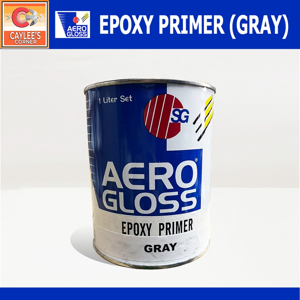 AEROGLOSS Epoxy Primer (Gray) - 1 liter set | Shopee Philippines