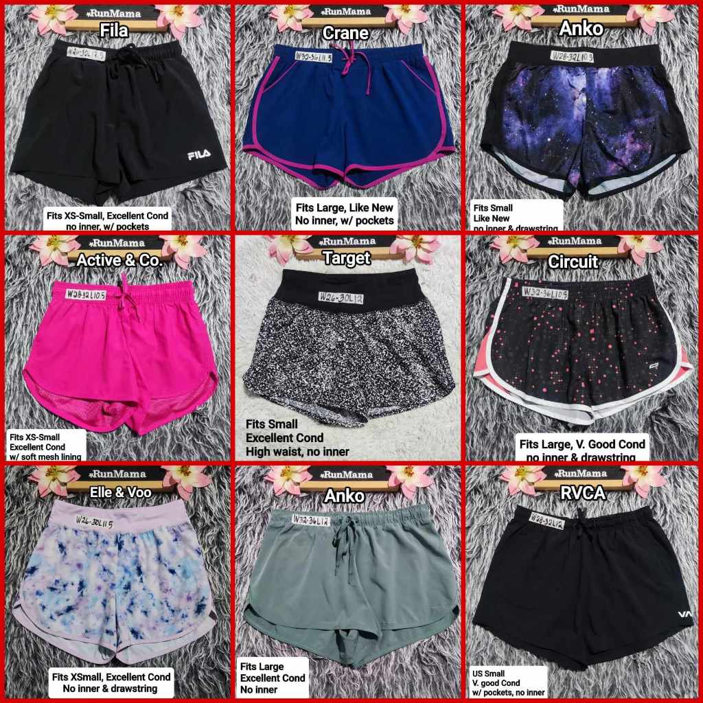 Sports Shorts Womens Workout wear - Preloved | Shopee Philippines
