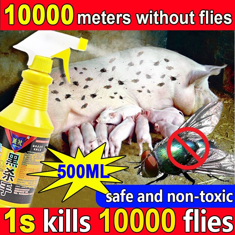 Fly spray 500ml Fly Killer Effective Fly Killing Bait Fly Repeller ...