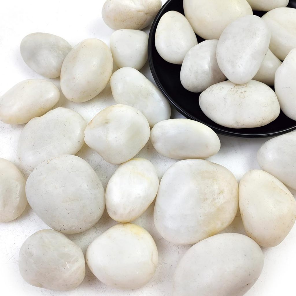 White River Rocks Decorative Pebbles, Polished Stones for Outdoor Décor ...