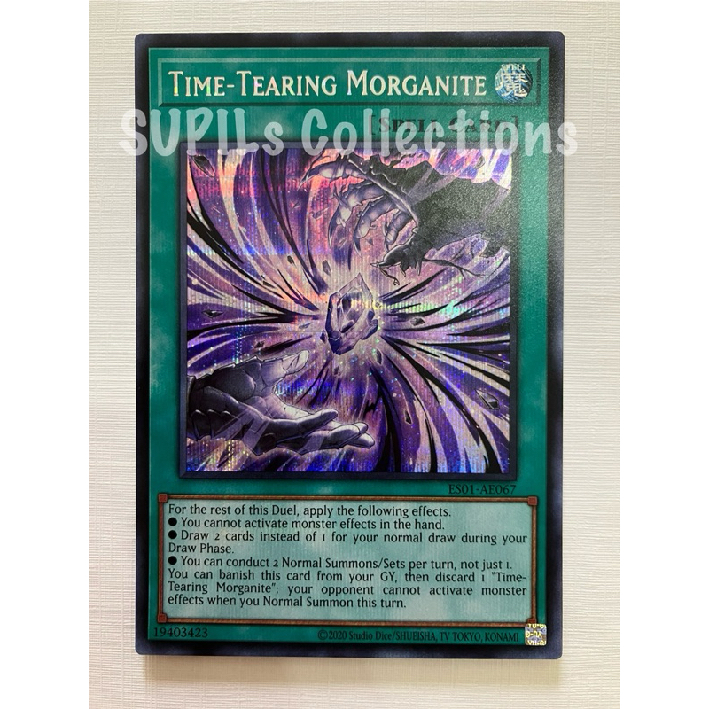 YuGiOh! OCG AE Time-Tearing Morganite ES01-AE067 (SeR/SR) | Shopee ...