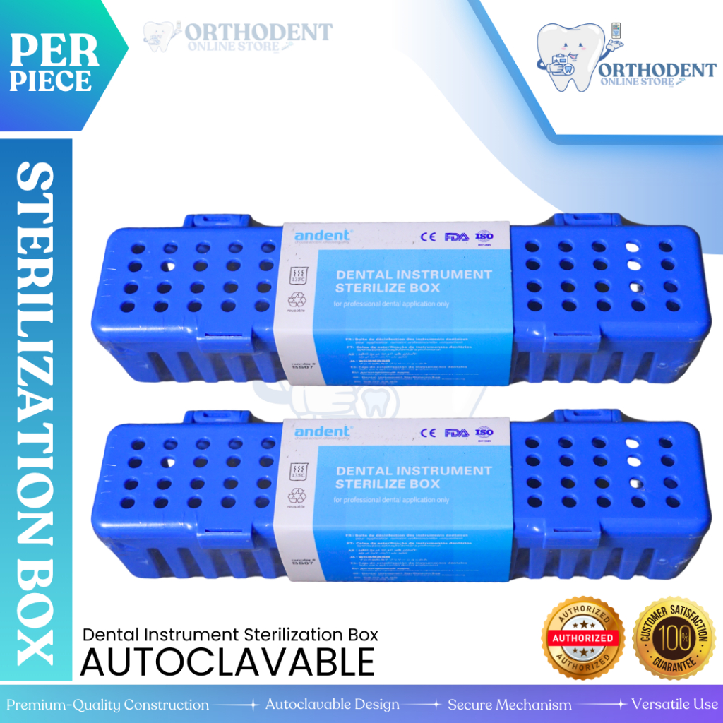 1 PIECE Autoclavable Dental Instrument Sterilization Box - Secure ...