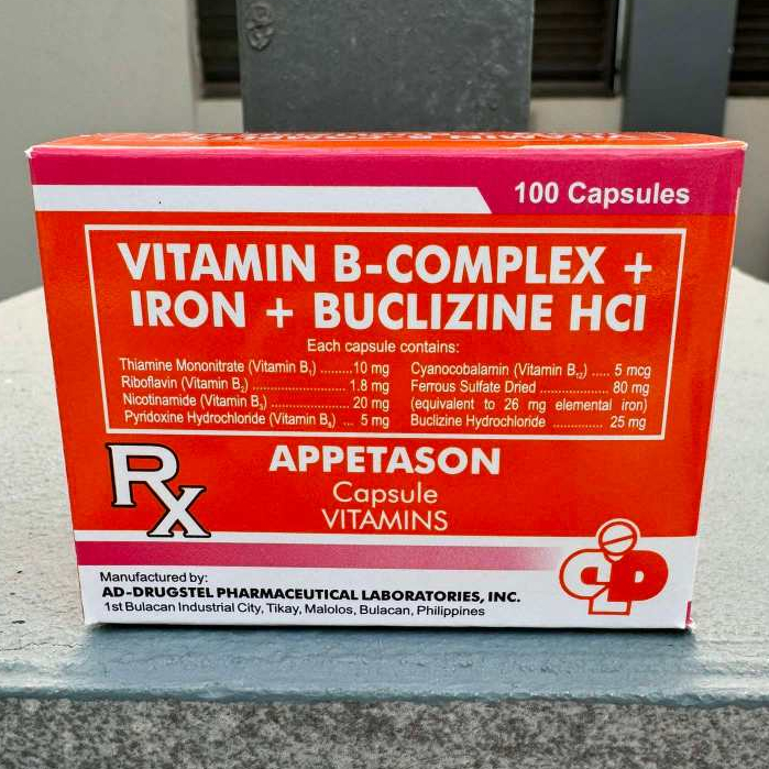 Appetason Capsule Vitamins Sold per 10 pcs | Shopee Philippines