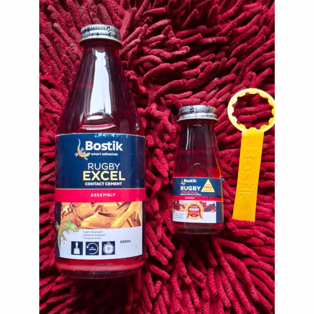 #Bostik Rugby Original Premium Contact Cement 45ml/300ml | Shopee ...