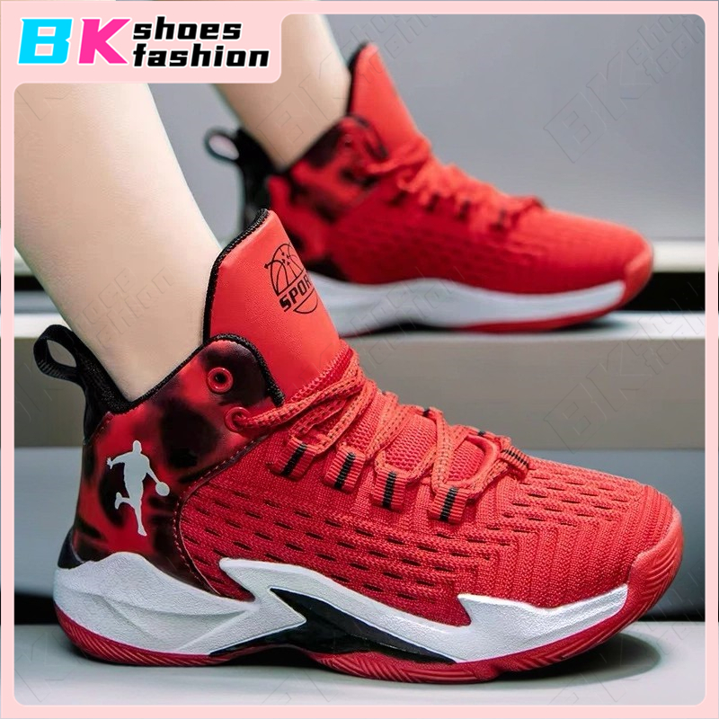 BK Basketball Shoes For Kids Boy Big Size Braided Kids Sneakers Sports ...