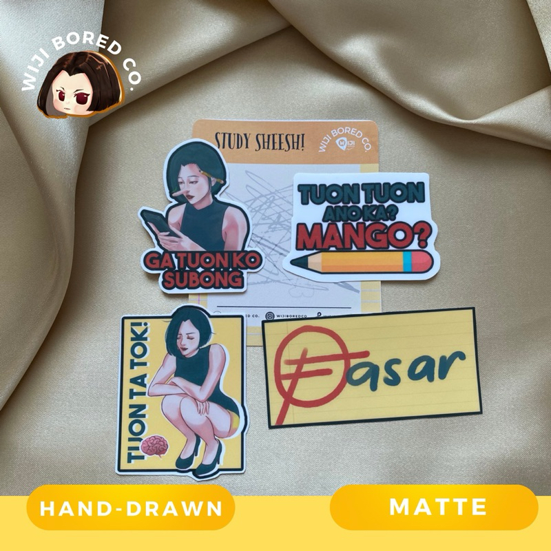 Study Sheesh Set - Hiligaynon Stickers | Shopee Philippines