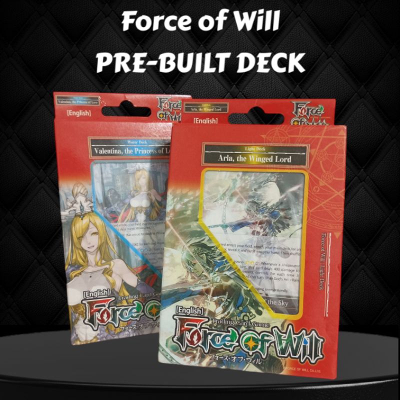 Force of Will Pre-built Deck Trading Card Game FOW | Shopee Philippines