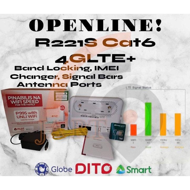PLDT R221S OPENLINE W/BAND LOCKING, IMEI CHANGER & SIGNAL BARS | Shopee ...