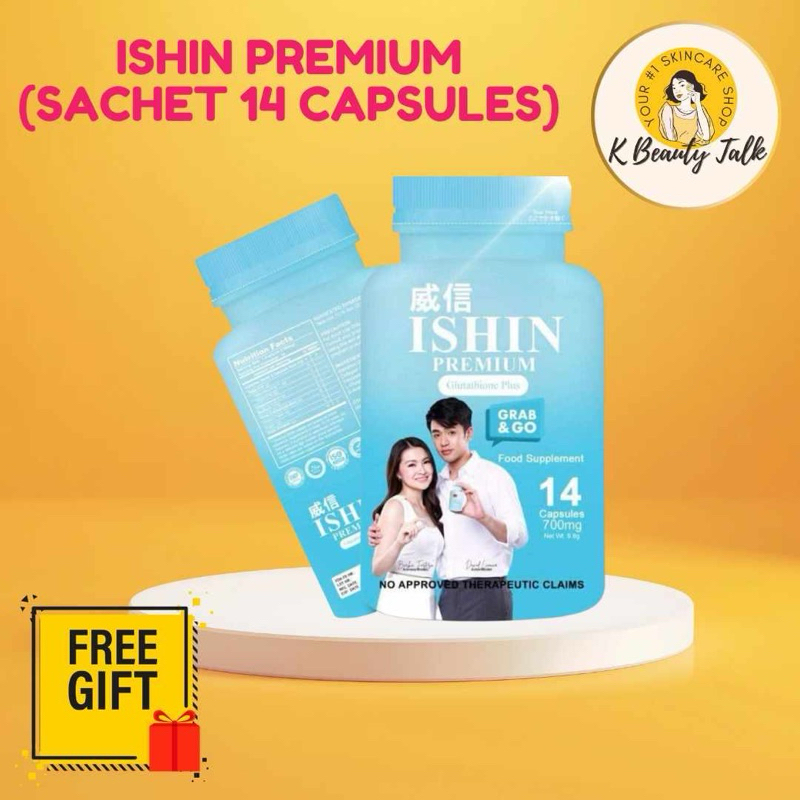 KBT ISHIN PREMIUM GLUTATHIONE SACHET 14 CAPSULES (COD) | Shopee Philippines