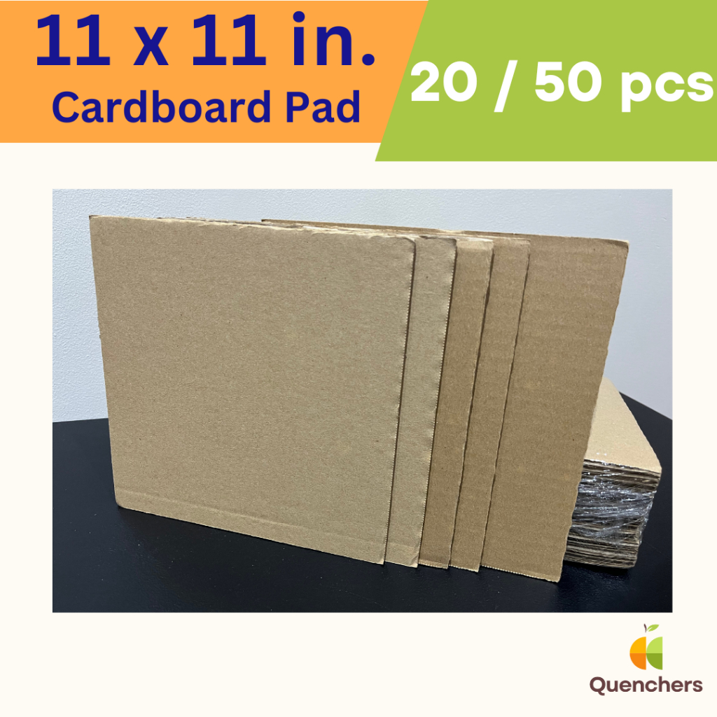 11x11 Inch Cardboard Pad (20pcs / 50pcs) | Shopee Philippines