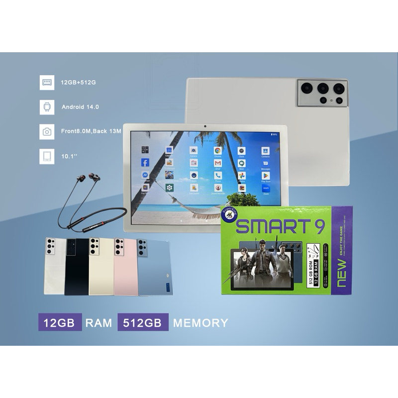 COD TAB smart 9 10inches tablet(Cash on delivery-onhand ) | Shopee ...