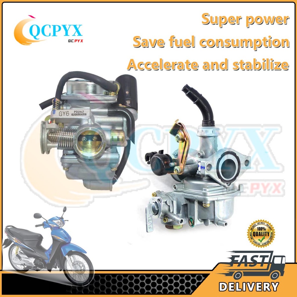 QP KEIHIN Carburetor For C100 CT100 BC175 PE24 PE26 Mio CT125 TMX125 XRM110 XRM125 STX125 ...