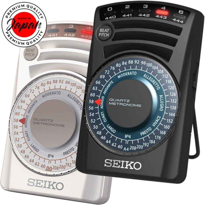 SEIKO / SQ60 Dial Metronome Quartz Black White 100% Authenticity direct ...