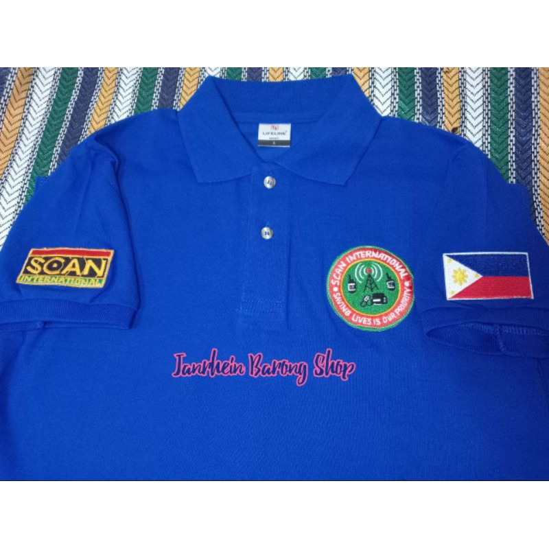 SCAN Type B Communication Polo Shirt (Direct Burda ang LOGOs) | Shopee ...