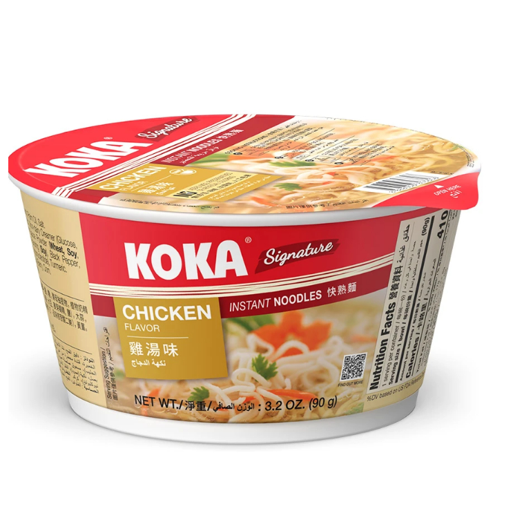Koka Signature Chicken Flavor Noodles Bowl (90g) | Shopee Philippines