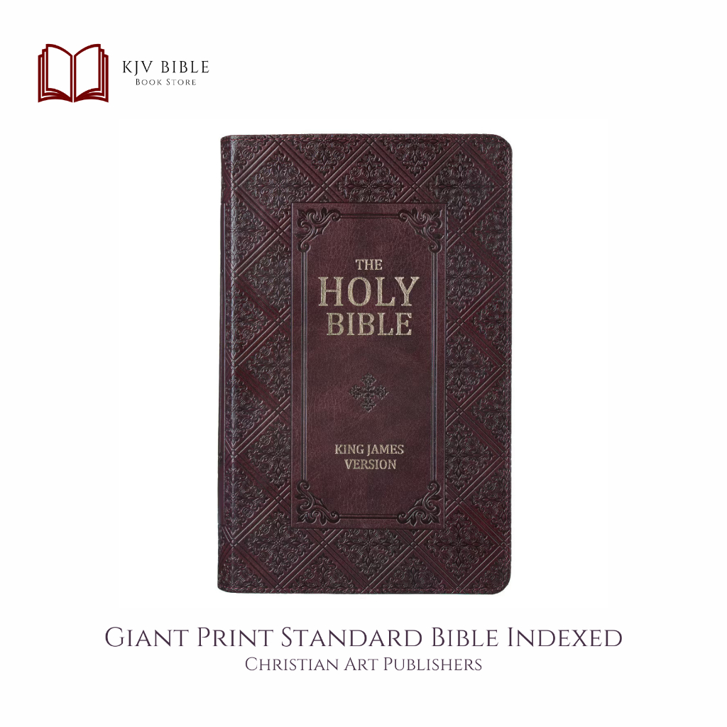 KJV075 | King James Version Giant Print Dark Standard Indexed Brown ...