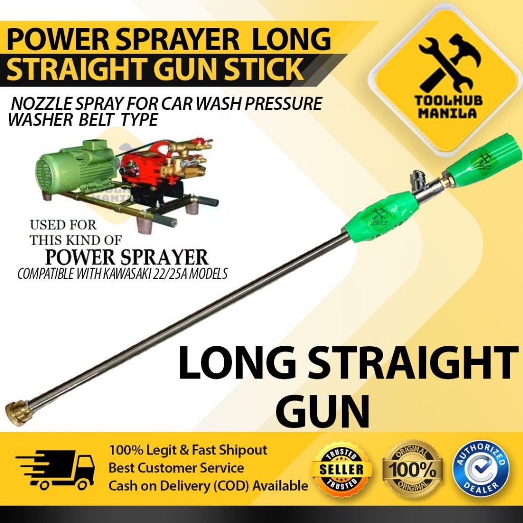 Long Straight Gun Power Sprayer Stick Nozzle Spray for Pressure Washer ...