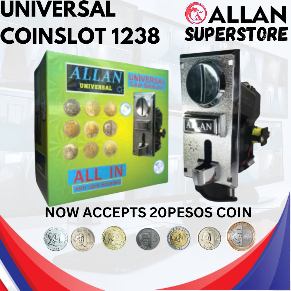 Allan Superstore 1238 PRO Universal Coinslot/ Multi Coin Selector for ...
