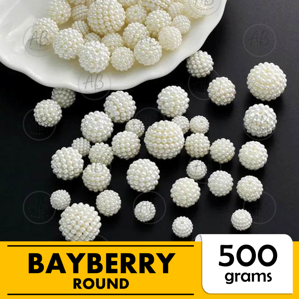 Plastic Bayberry Beads - Round - 500g 100g- Paves - Half kilo big pack ...
