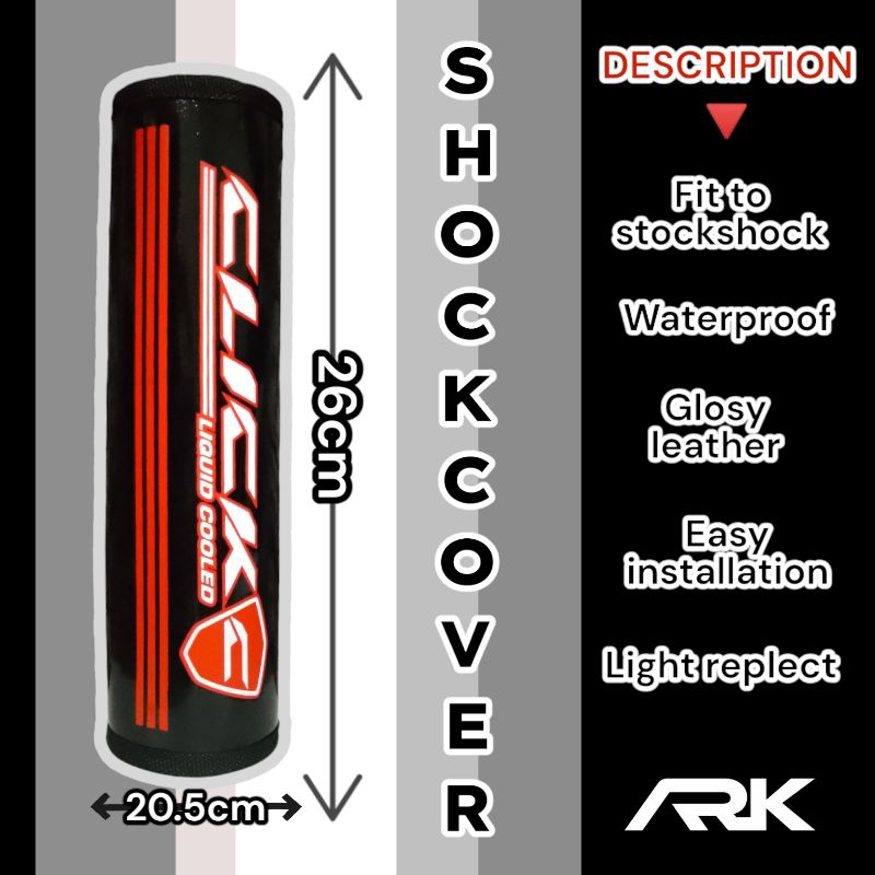 SHOCKCOVER FOR HONDA CLICK V2,V3,V4 FIT TO STOCKSHOCK | Shopee Philippines