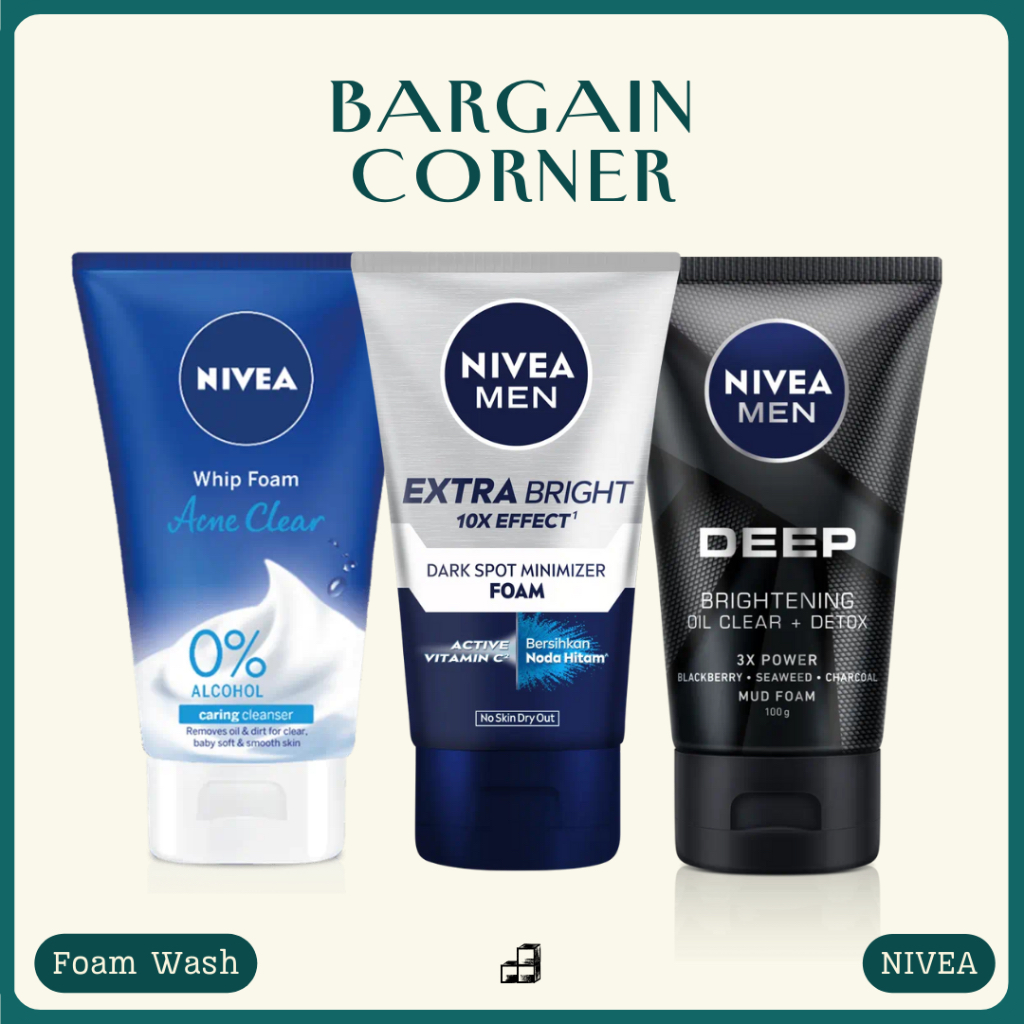 NIVEA Foam Wash for Oily and Acne-Prone Skins [VARIANTS] | Shopee ...