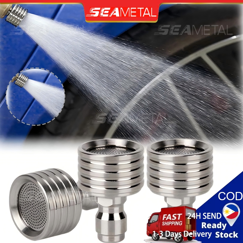 SEAMETAL High Pressure Hose Spray Head 1/4 Water Gun Car Wash Cleaner ...