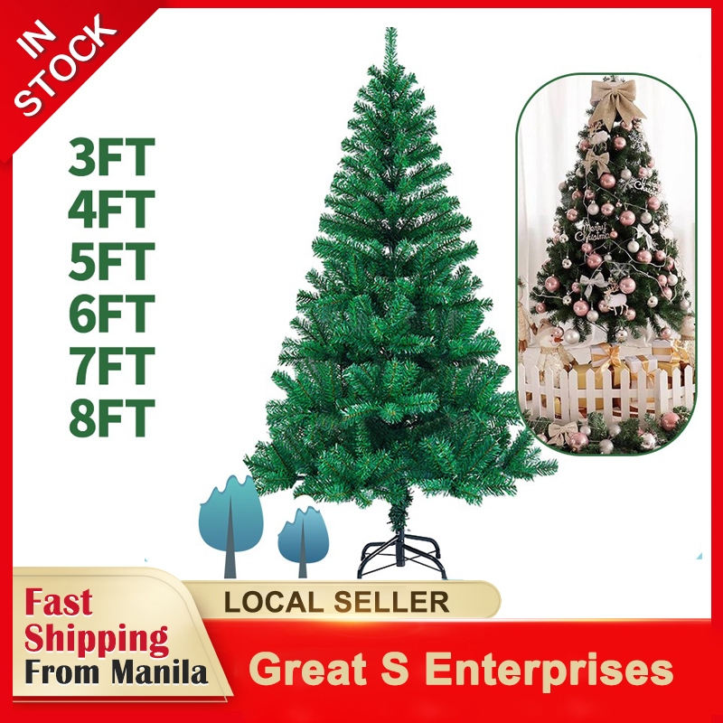 Christmas Tree PVC Stand 5ft / 6ft Pine needle tree Dark Pine Green ...
