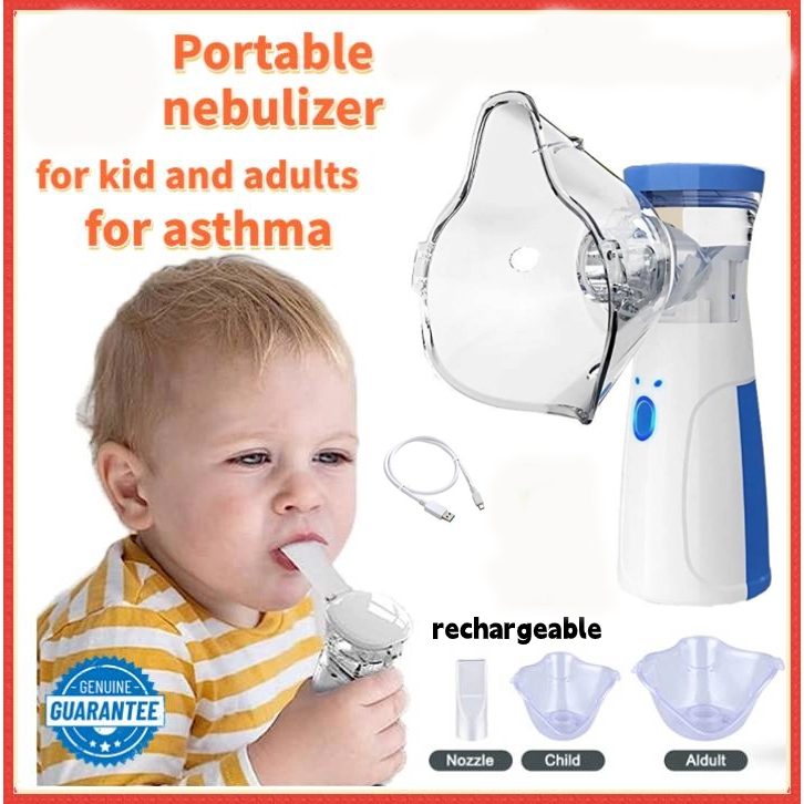 Portable Nebulizer Inhaler Ultrasonic Spray Nebulizer Machine for Kids ...