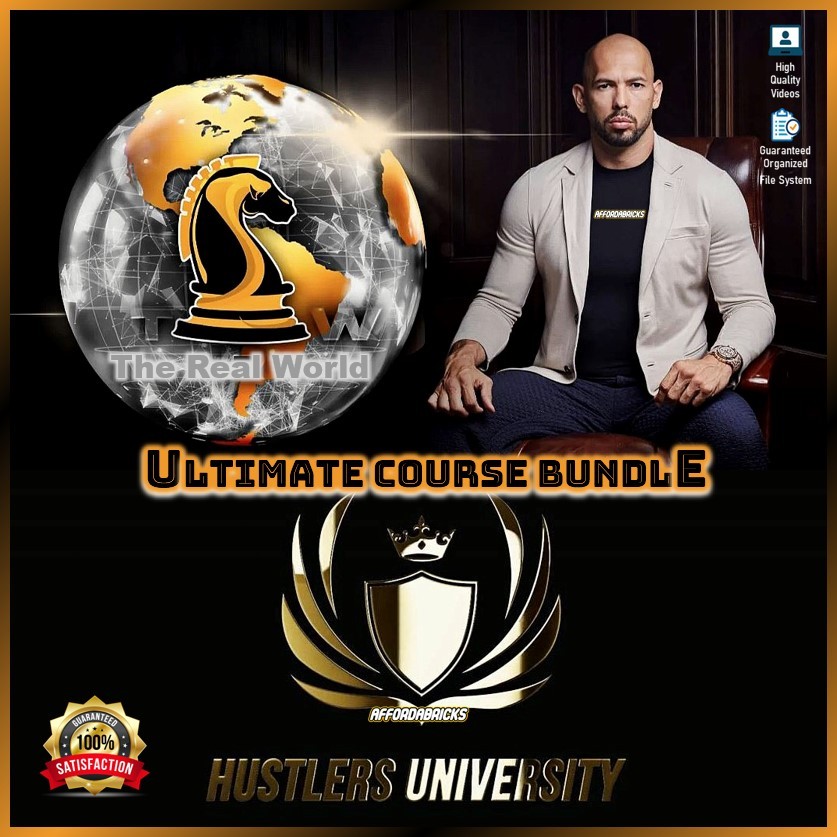 Andrew Tate - The Real World & Hustler University Ultimate Bundle ...