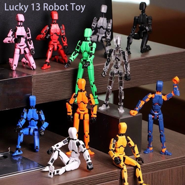 Lucky 13 dummy 13 action figure 3D Dummy Movable Joints Toy multi ...