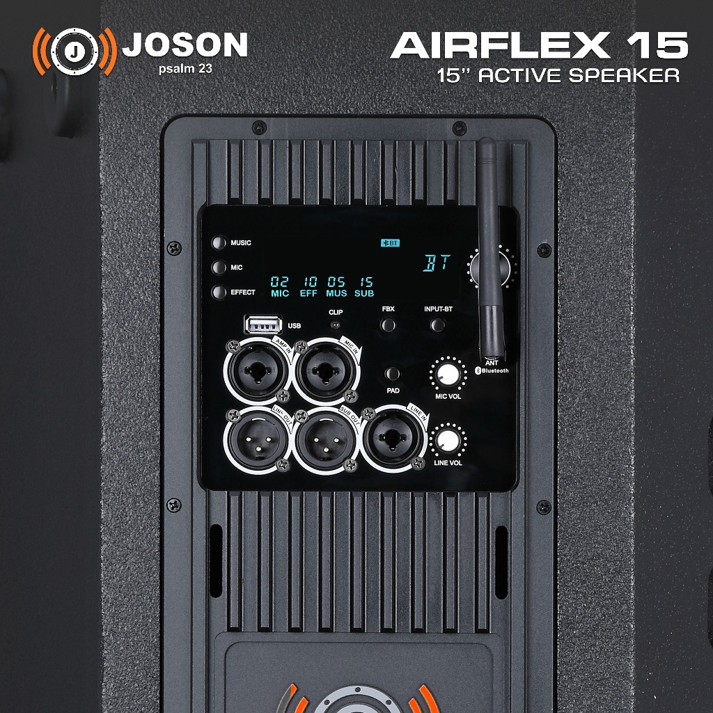Joson AIRFLEX 15 Professional Active Speaker (1 pc) | Shopee Philippines