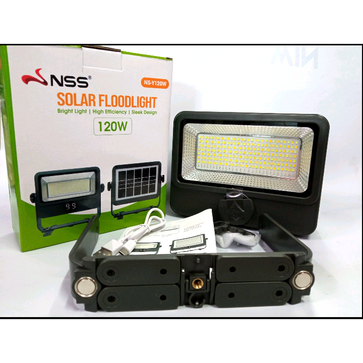 NSS Solar Flood Light 120W (NS-Y120W) | Shopee Philippines