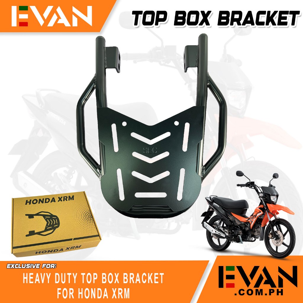 EVAN.COM HEAVY DUTY TOPBOX BRACKET FOR HONDA XRM | Shopee Philippines