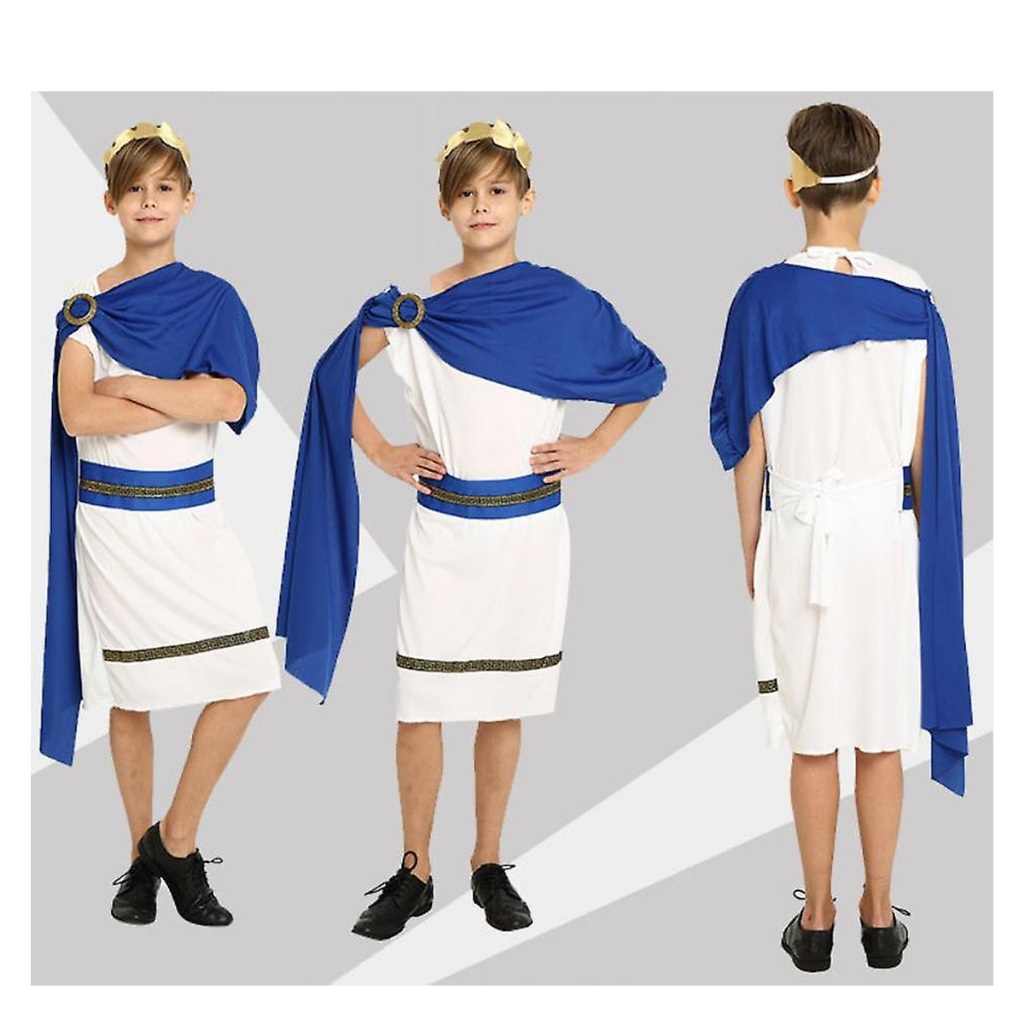 COD Book Character Greece/Zeus Costume Blue/White 2 Tone Costume for ...
