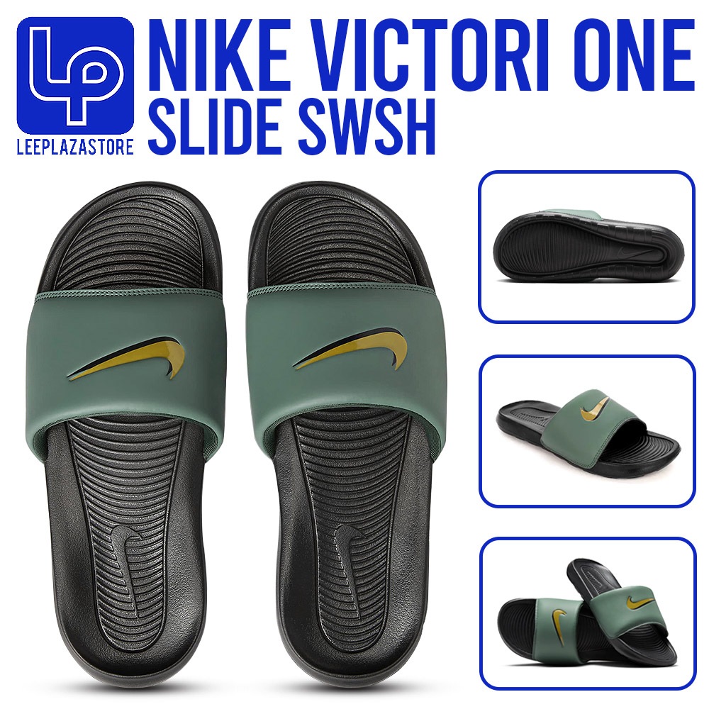 NIKE Men's Victori One Slide SWSH Slipper/Sandal - FZ1395-002 | Shopee ...