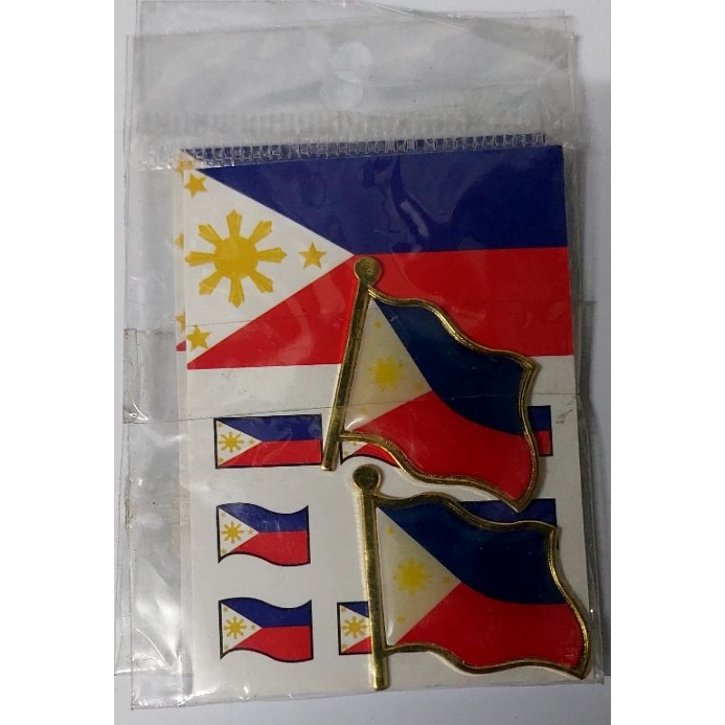 Magnet Back Philippine Flag Pin | Shopee Philippines