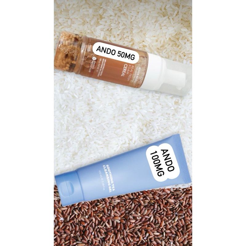 Cleansing gel hrt Ando 50mg/100mg assorted STOCKS ON HAND | Shopee ...