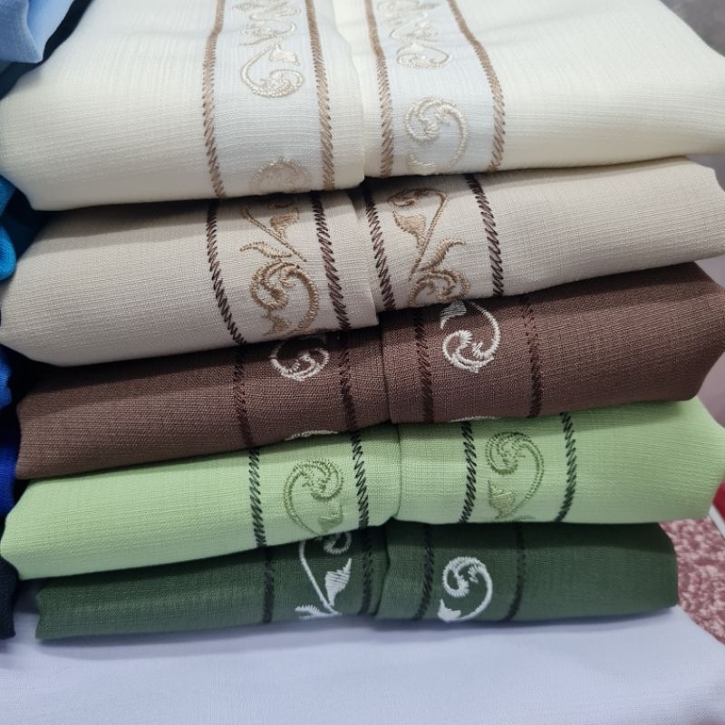 ODYSSEY- MIYAKI FABRIC PRE CUT WITH EMBROIDERY (1.5 YARDS SHORT SLEEVE ...