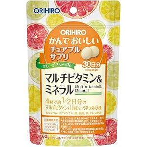 ORIHIRO Delicious Chewable Supplement Multi Vitamin (Made in Japan ...