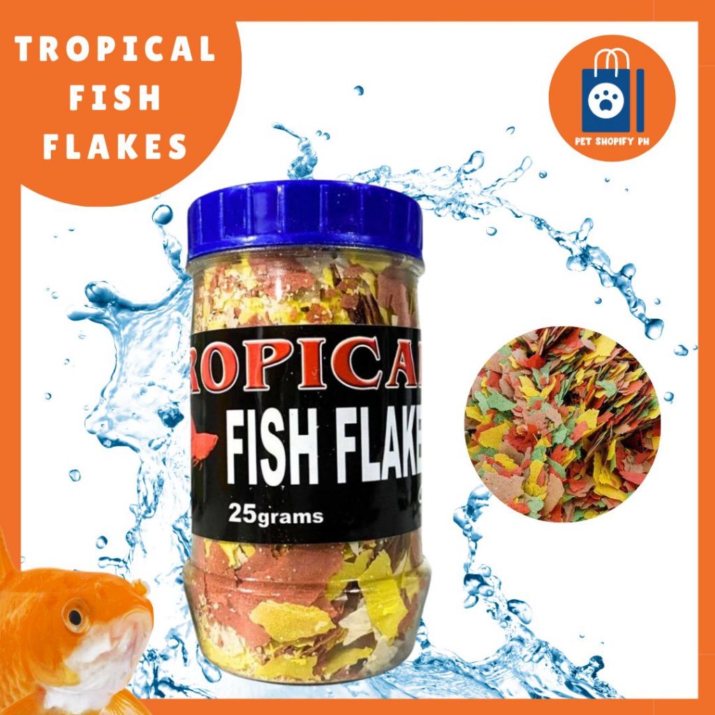 INFINITY TROPICAL FISH FLAKES - Fish food 25 grams | Shopee Philippines
