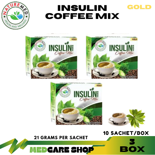 NatureMed Insulin Coffee | 21Grams | 10 Sachet 3 BOX | Shopee Philippines