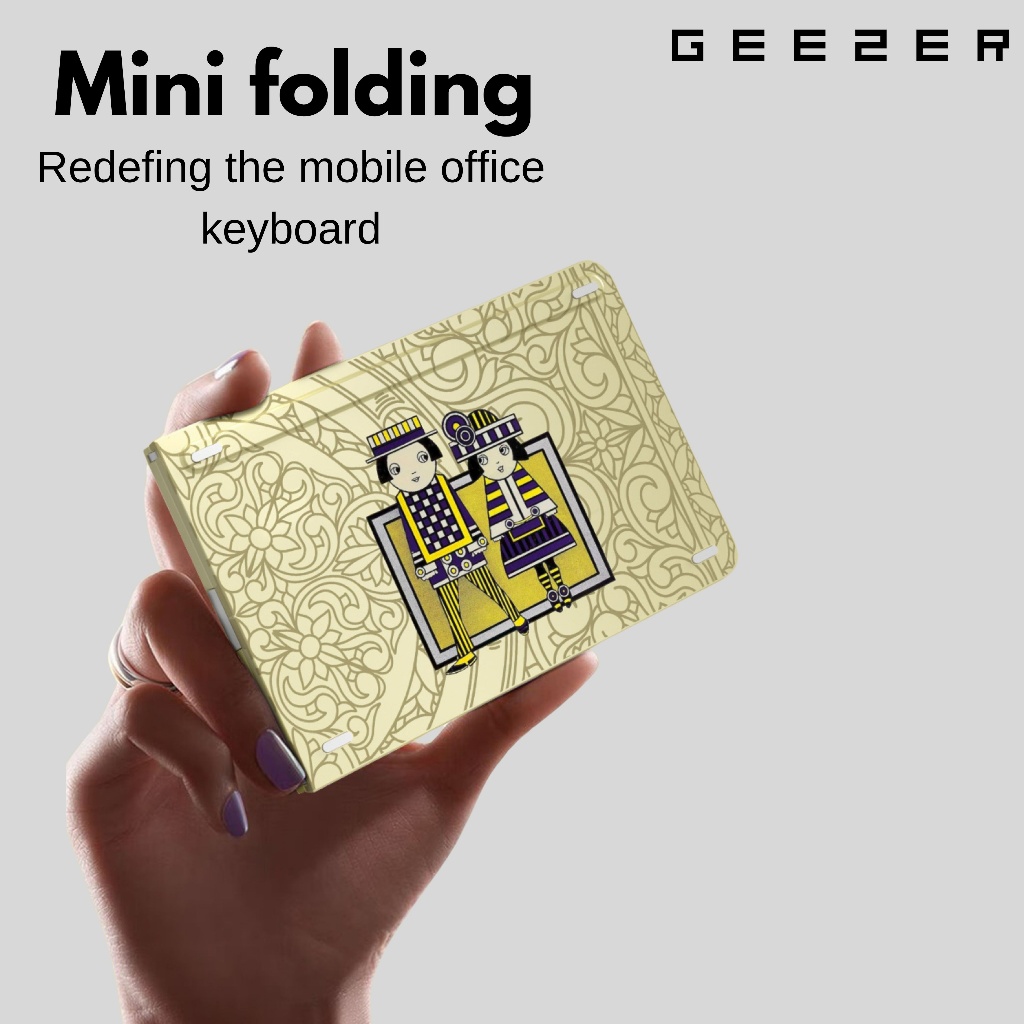 MOFII GEEZER Z1 Portable Bluetooth Folding Keyboard Compact Classic ...