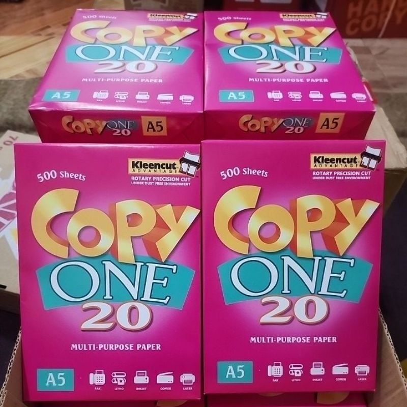 A5 BOND PAPER COPY ONE 70GSM 500 SHEETS | Shopee Philippines