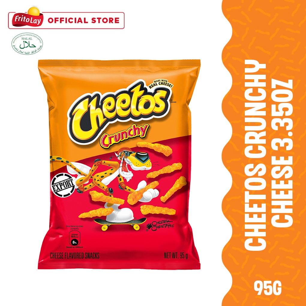 Cheetos Crunchy Cheese Flavoured Snacks 95g | Shopee Philippines